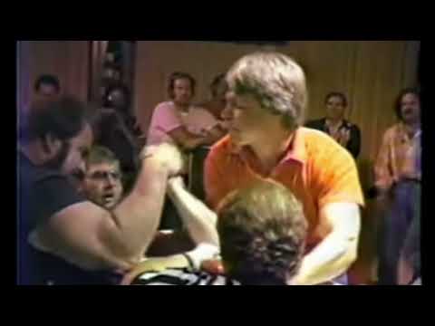 85kg John Brzenk vs. 150kg Rick Zumwalt - Over The Top Qualifiers 1985