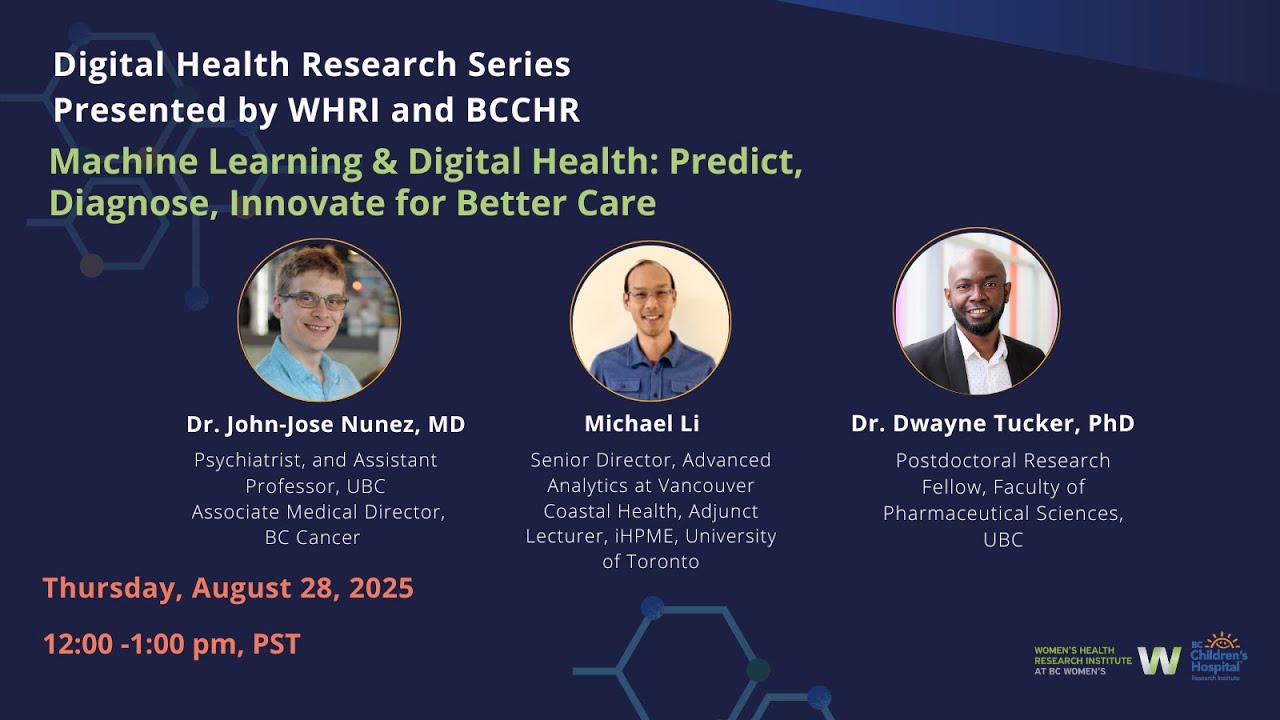 Machine Learning & Health: Predict, Diagnose, Innovate for Better Care ...