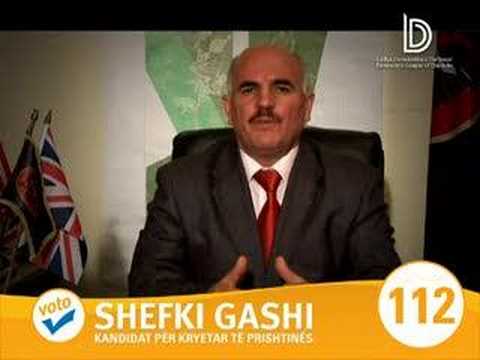 Shefki Gashi (LDD) - Spoti per Zgjedhjet 2007 - YouTube