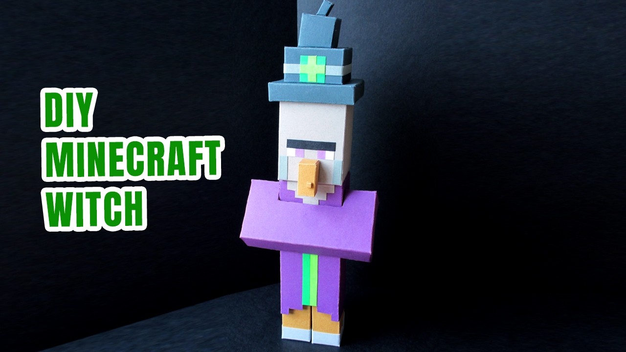 CREATE Your Own MIND-BLOWING Minecraft Witch TODAY | Minecraft Paper ...