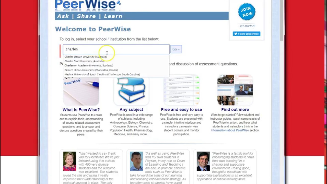 How to log into Peerwise - YouTube
