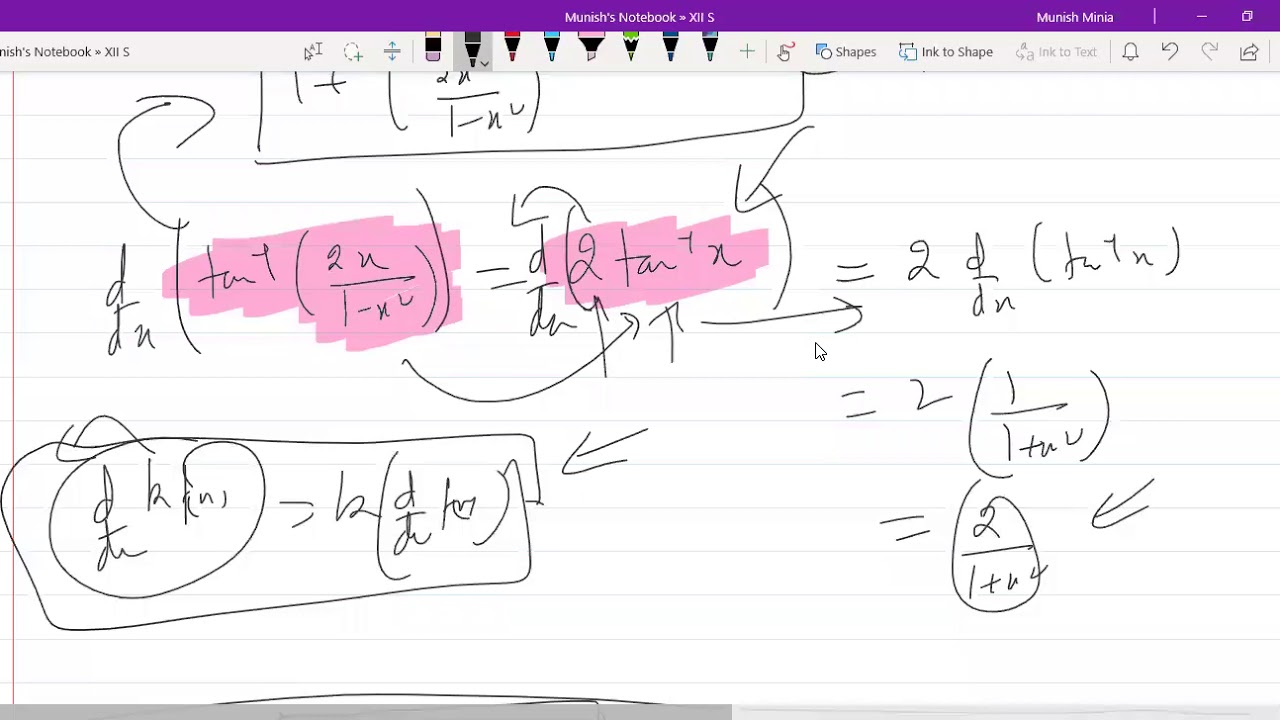 Lec 4 differentiation of ITF syllabus batch 8th June - YouTube
