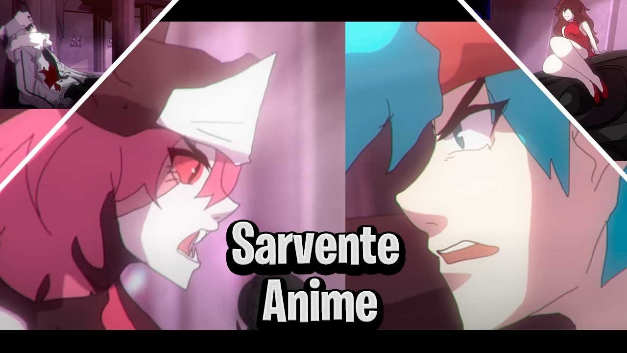 La Mejor Animación de Sarvente en Anime Friday Night Funkin' FNF - YouTube