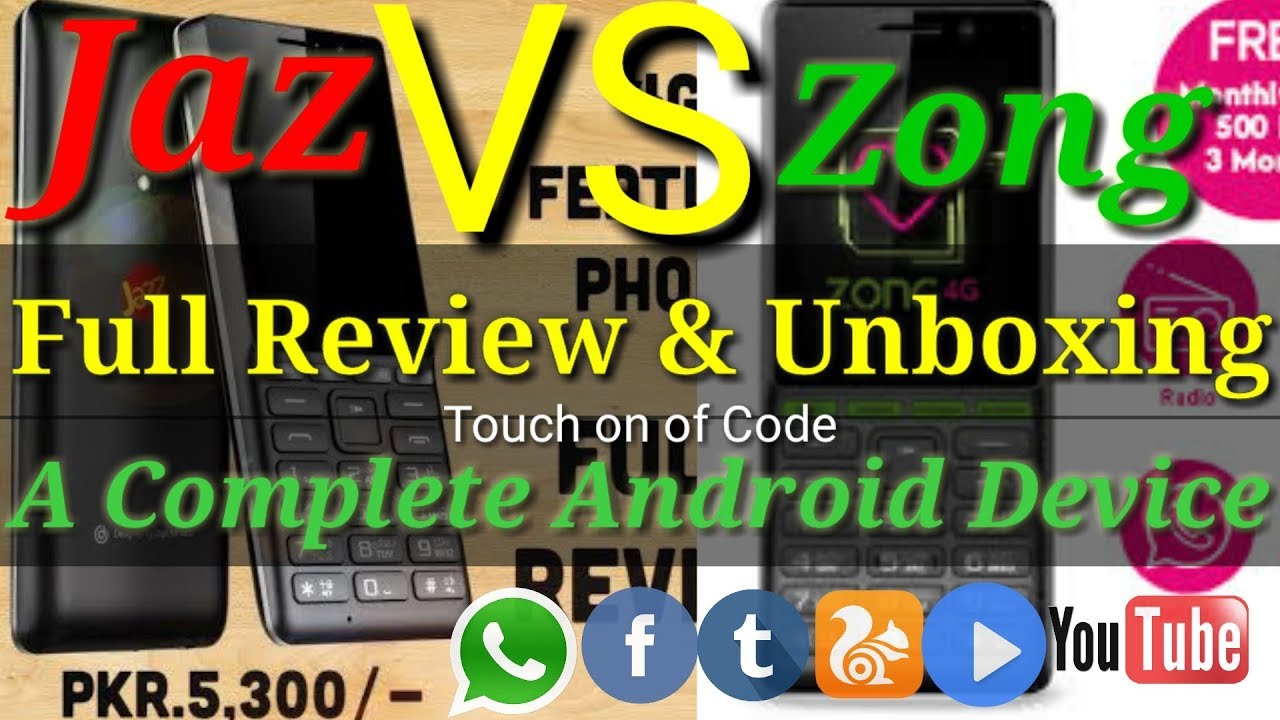 Jaz Digit 1 | VS | Zong Digit 1 | Full Review and Unboxing with new ...