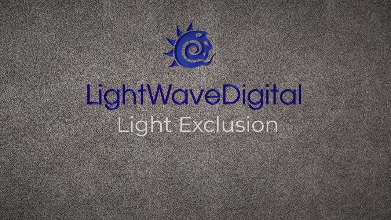 Lightwave 3D - Light Exclusion - YouTube