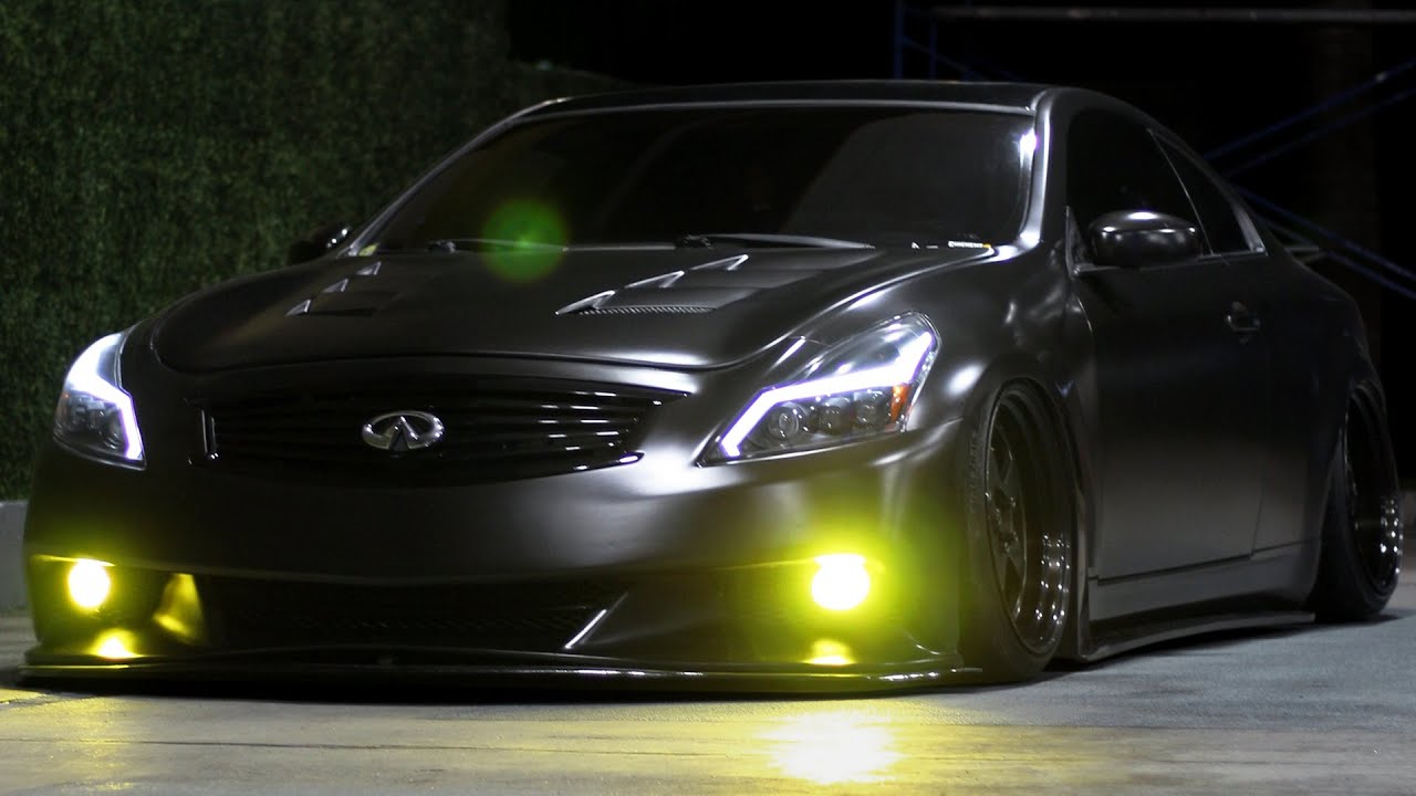 BAGGED INFINITI G35 | PANAMA CITY NIGHT RIDE [4K] - YouTube