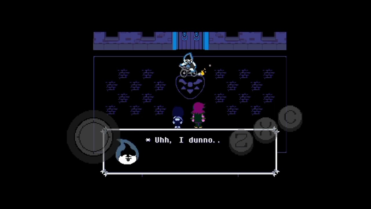 Deltarune Chapter 1 - Lancer Boss Fight - YouTube