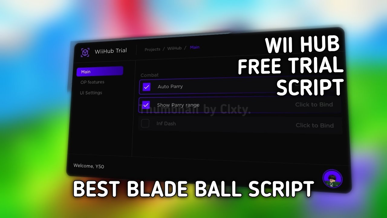 BEST BLADE BALL SCRIPT | MOBILE & PC | Wii Hub trial | FREE | - YouTube