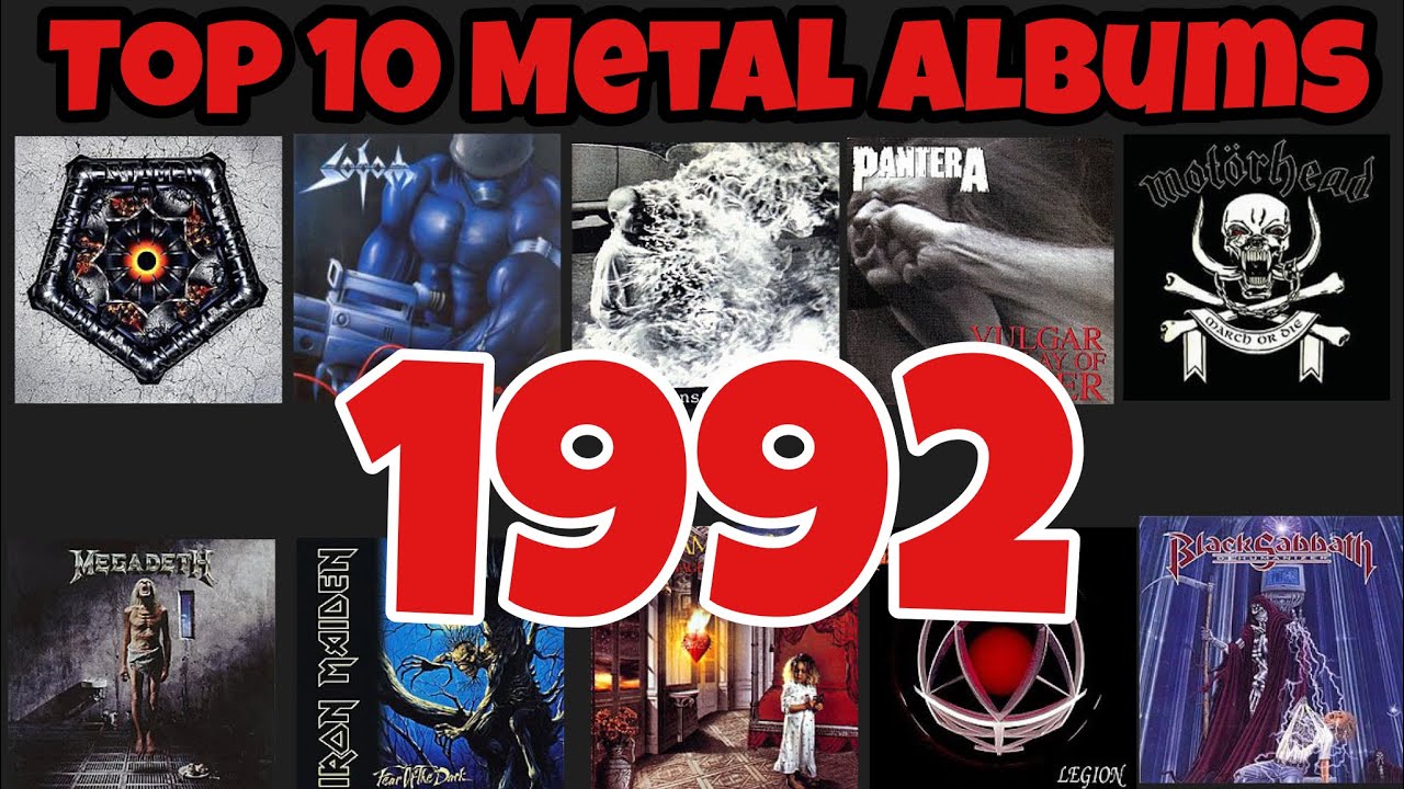 Top 10 Metal Albums of 1992 - YouTube