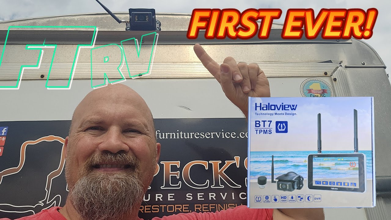 Haloview BT7 TPMS Wireless RV/Auto Camera System Installation - First ...