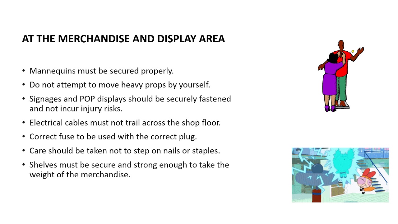 Safety and Security Measures in relation to Cleaning Merchandise and ...