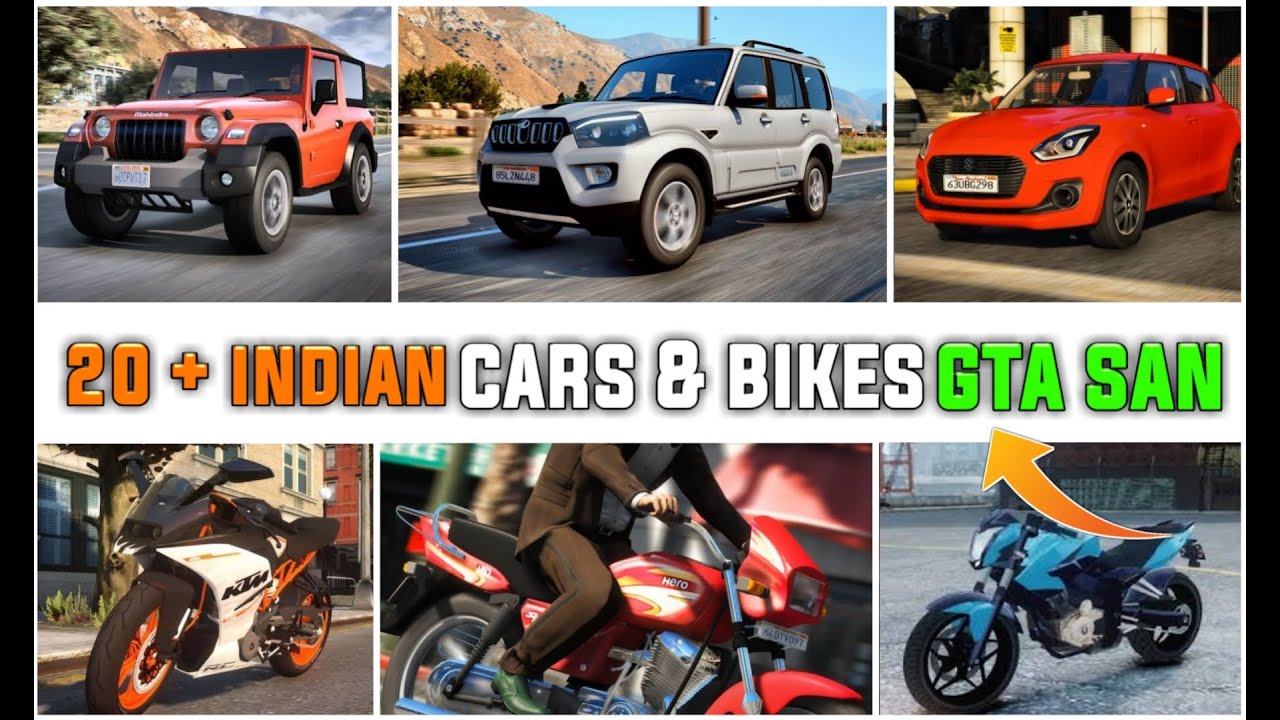 Premium 20 + Indian Cars & Bikes Gta San Andreas | gta sa indian cars ...