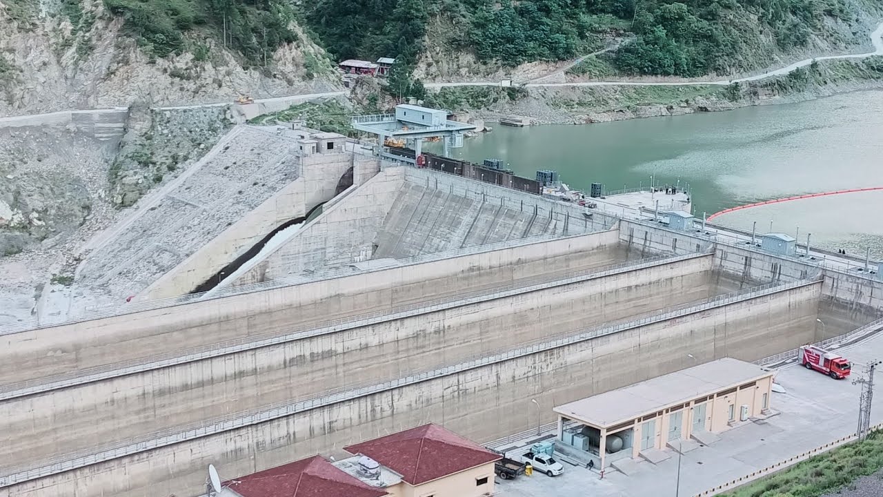 before and after dam|fully open dam main underground flap gates opened ...