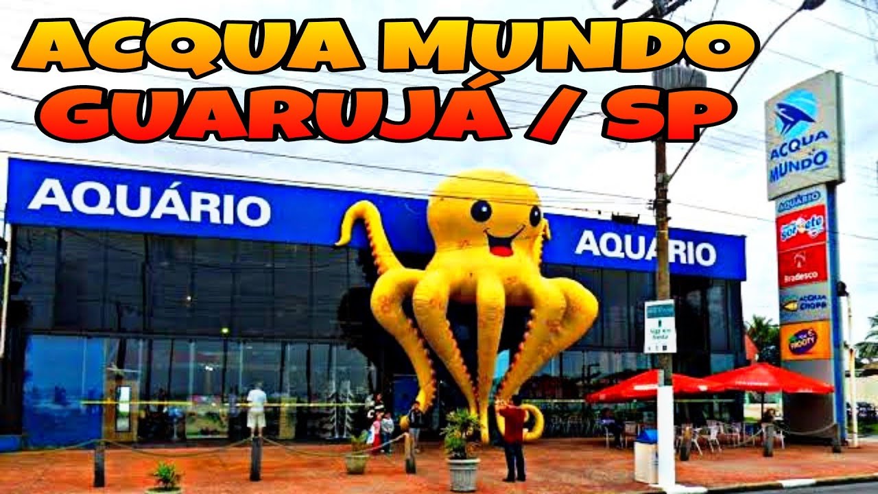 VOCÊ CONHECE ACQUA MUNDO DO GUARUJÁ? Um dos maiores Aquário da América ...
