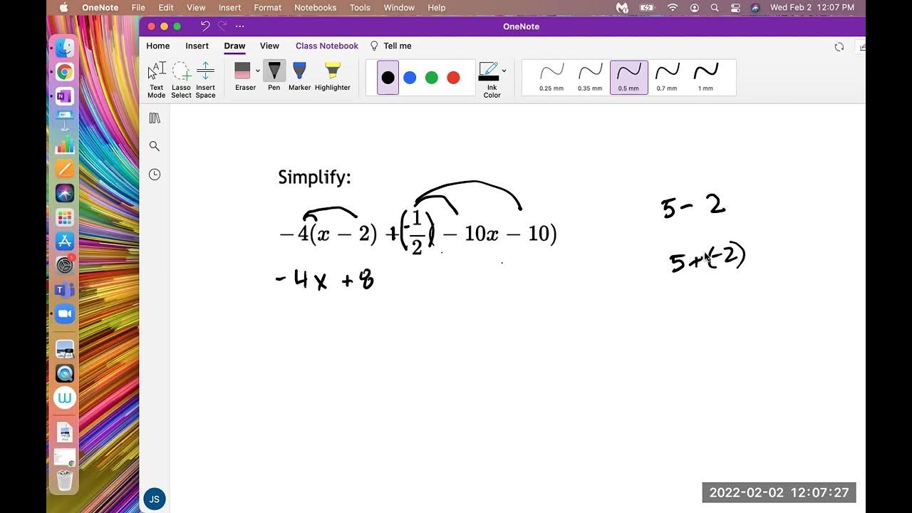 Simplifying expressions with parenthesis - YouTube
