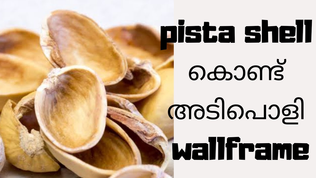 Pista shell art!!pista shells reuse art!!pista shells home decor - YouTube