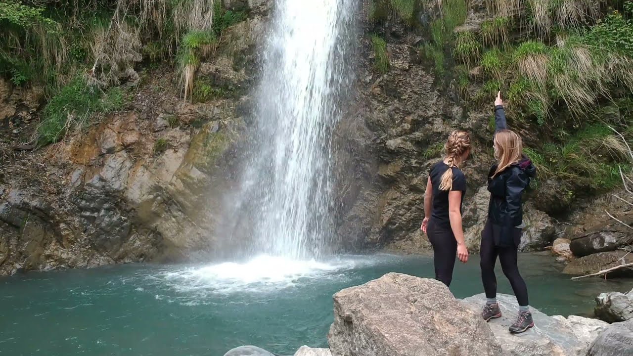 Laruns Cascade Drone - DJI Spark - YouTube