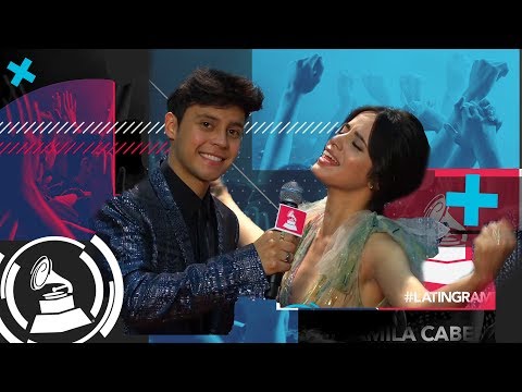 Camila Cabello y Mario Ruiz: un intercambio de gestos curiosos en Latin GRAMMY