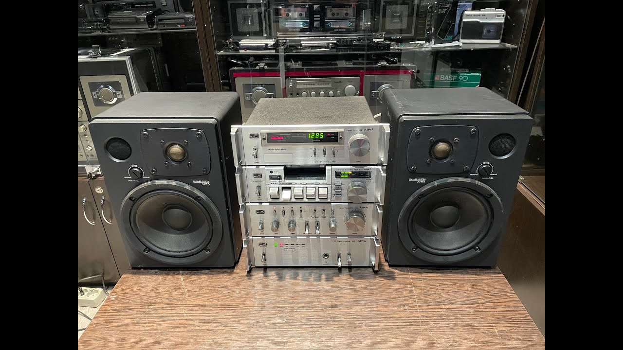 vintagemoscow. Музыкальная система aiwa 22 - YouTube