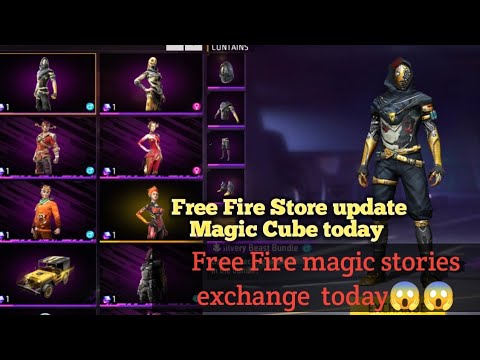 Free Fire Magic Cube UPdate Most Rare Bundles Stores Sections Today😱 ...