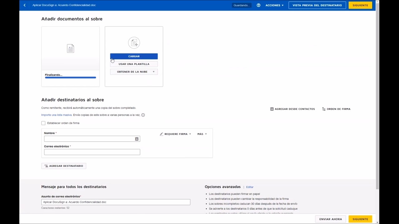 #TIP3 | Cómo añadir documentos al sobre de DocuSign - YouTube