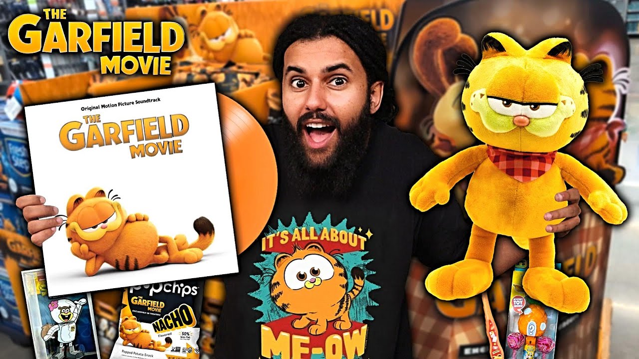 BUYING EVERY GARFIELD MOVIE ITEM THAT I FIND.. *FULL DISPLAY IN THE ...