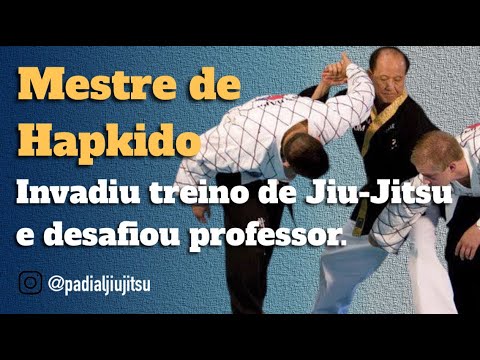 Mestre de Hapkido desafia Mestre Marcelo Behring Jiu-Jitsu - YouTube