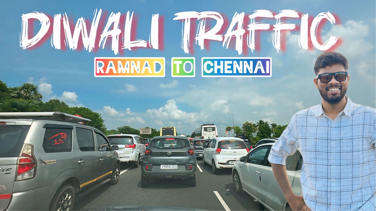 Diwali traffic | Ramnad to Chennai | post Diwali traffic 🤯 @greendrill ...