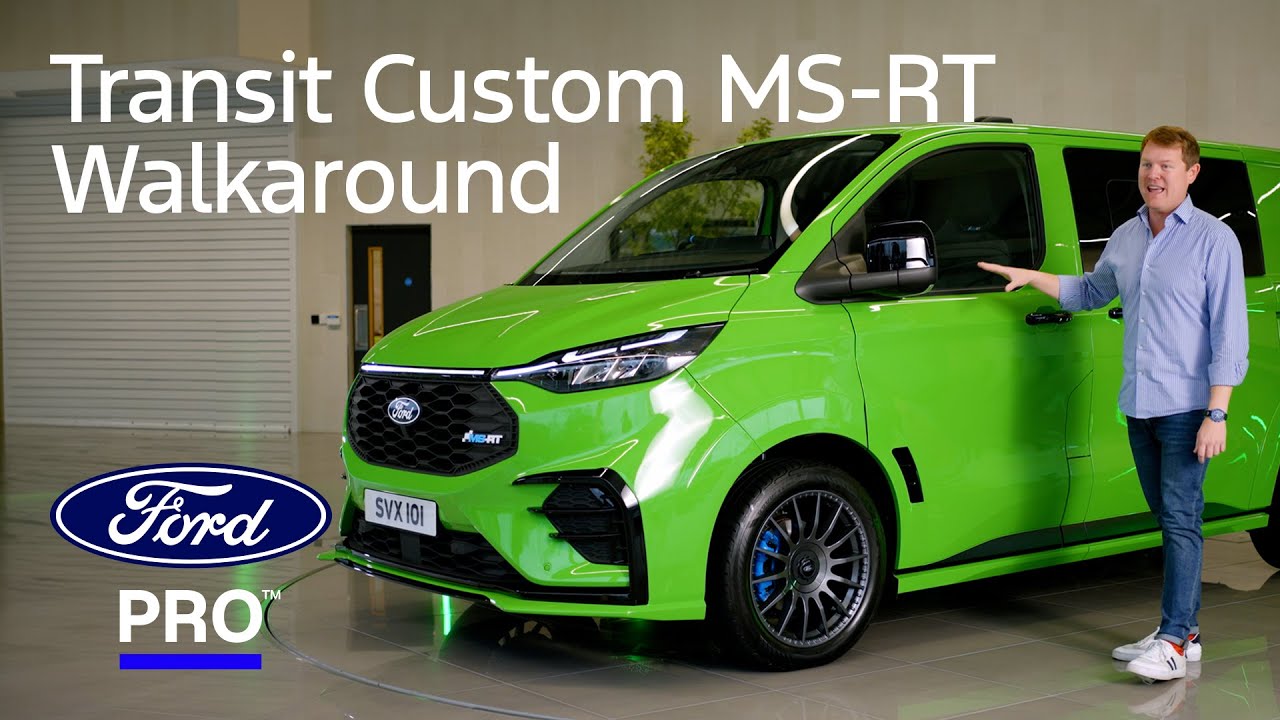 The All-New Ford Transit Custom MS-RT Walkaround - YouTube
