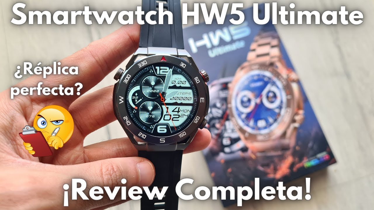 Smartwatch HW5 Ultimate ¡Estética IMPRESIONANTE! 🤯 Características y ...