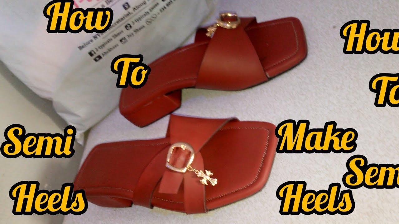 Shoemaking Workshop tutorials ( How to make Semi-Heels) - YouTube
