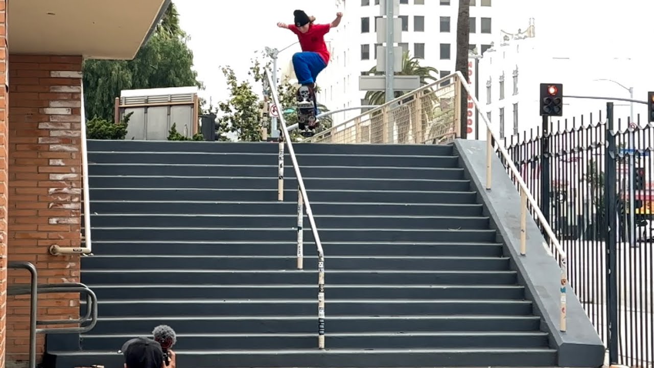 Hollywood High 16 Skated all Tricks 1st Try @NkaVidsSkateboarding - YouTube