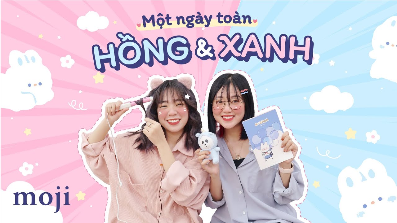 Moji Tour | Một ngày toàn màu HỒNG và XANH - Moji Channel - YouTube