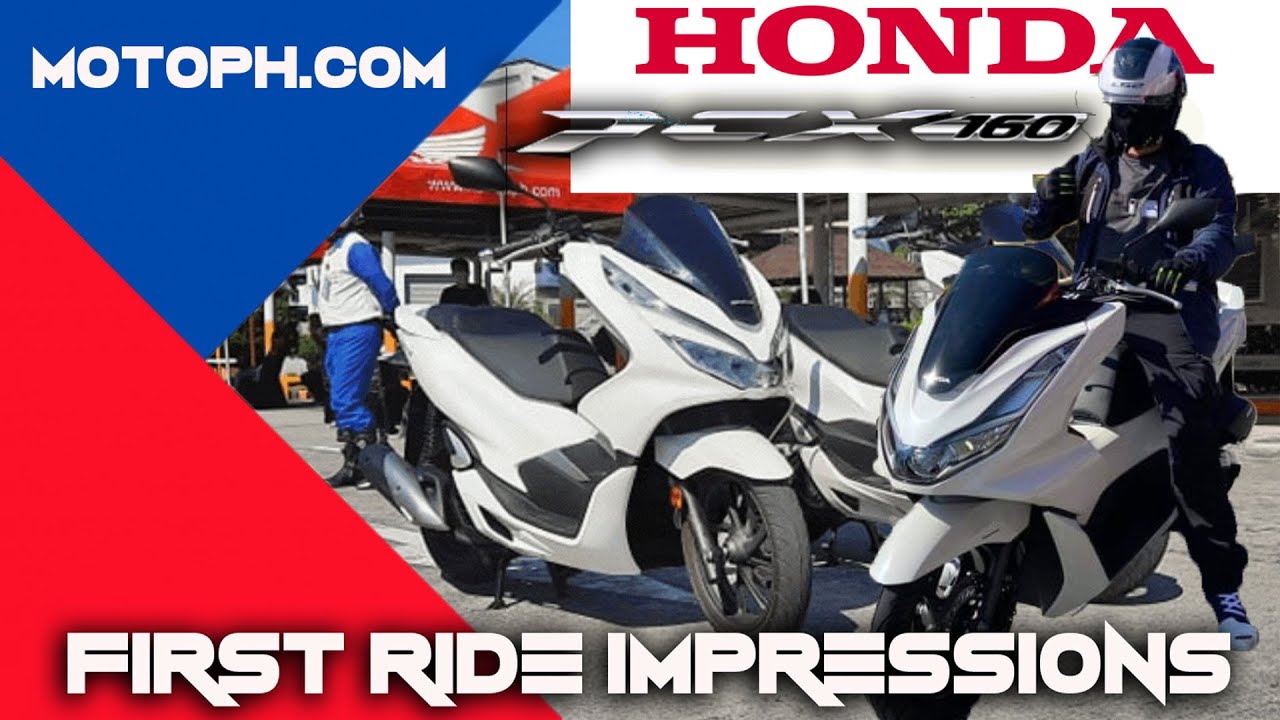 All-New Honda PCX160 - First Ride Impressions - YouTube