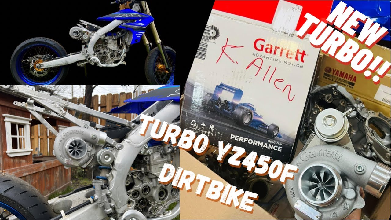 NEW GARRETT TURBO + BUILD PLANS FOR MY NEW TURBO YZ450F BUILD!!! - YouTube