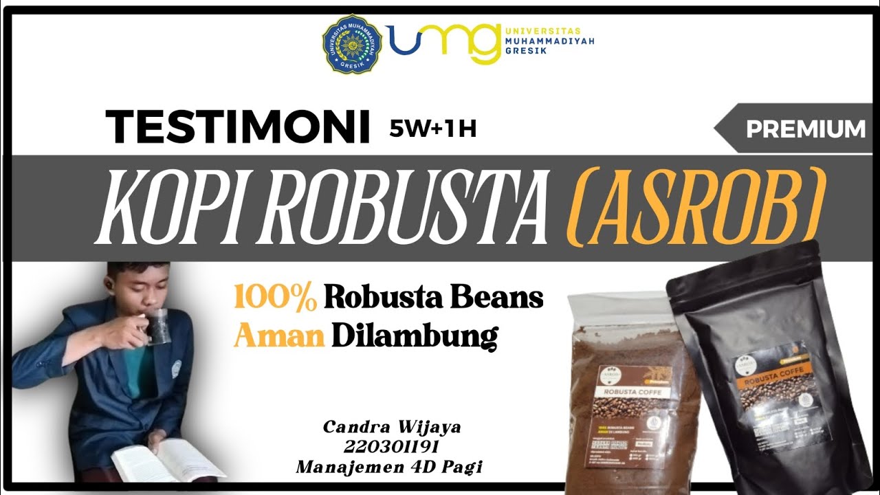 TESTIMONI KOPI "ASROB" _ ROBUSTA COFFEE - YouTube