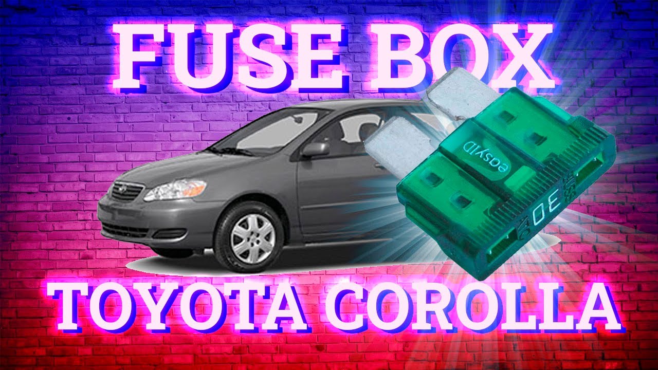 2008 Toyota Corolla Fuse Box Diagram