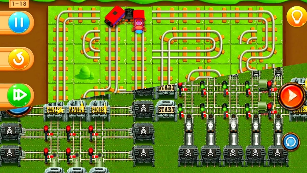 Train Track Maze & Rail Maze 2 - Train Puzzle Game - Android Gameplay ...
