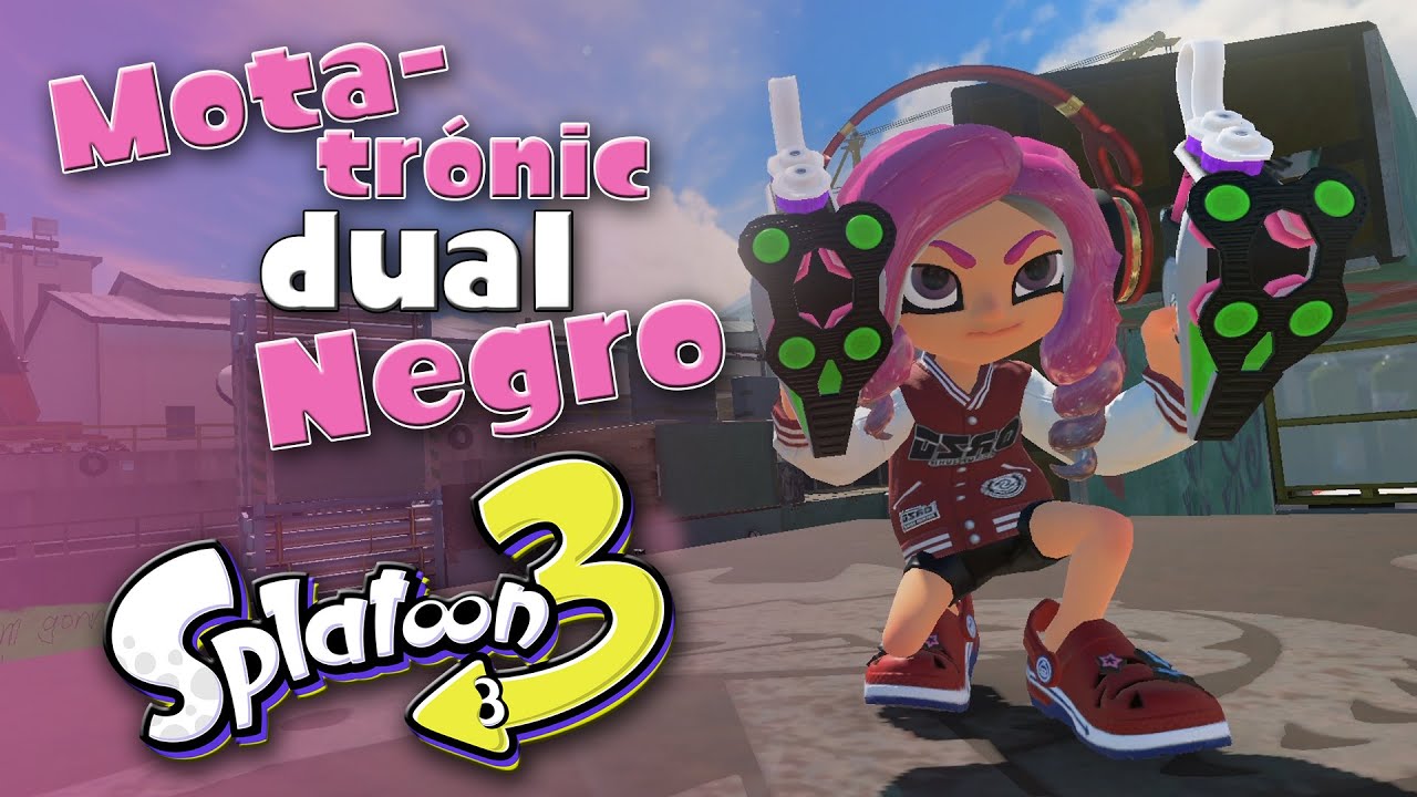 MOTATRÓNIC DUAL NEGRO (DARK TETRA DUALIES) | PROBANDO ARMAS | SPLATOON ...