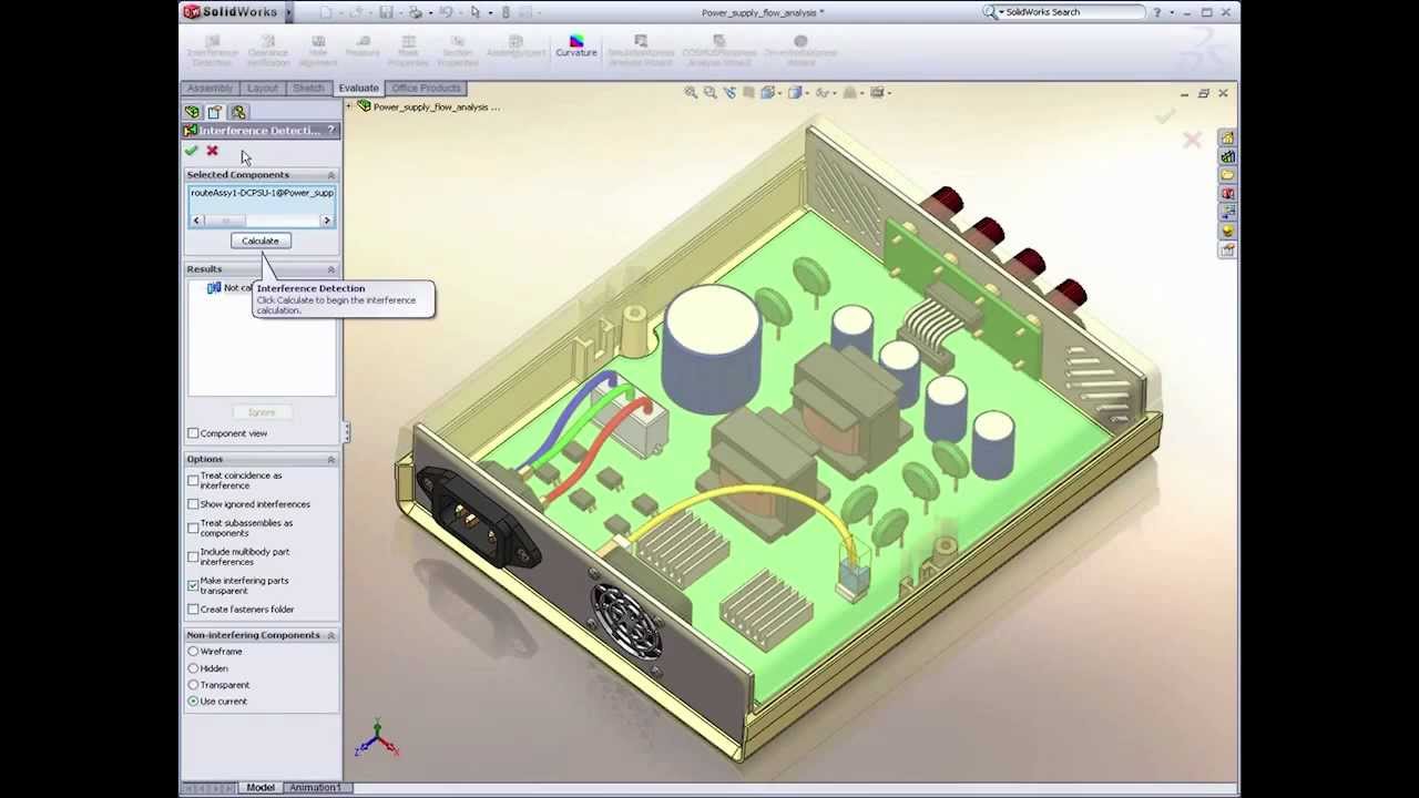 Clearance Detection with SolidWorks - YouTube