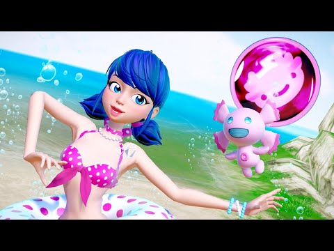 [Miraculous Ladybug] Marinette x Axolotl miraculous (transformation)