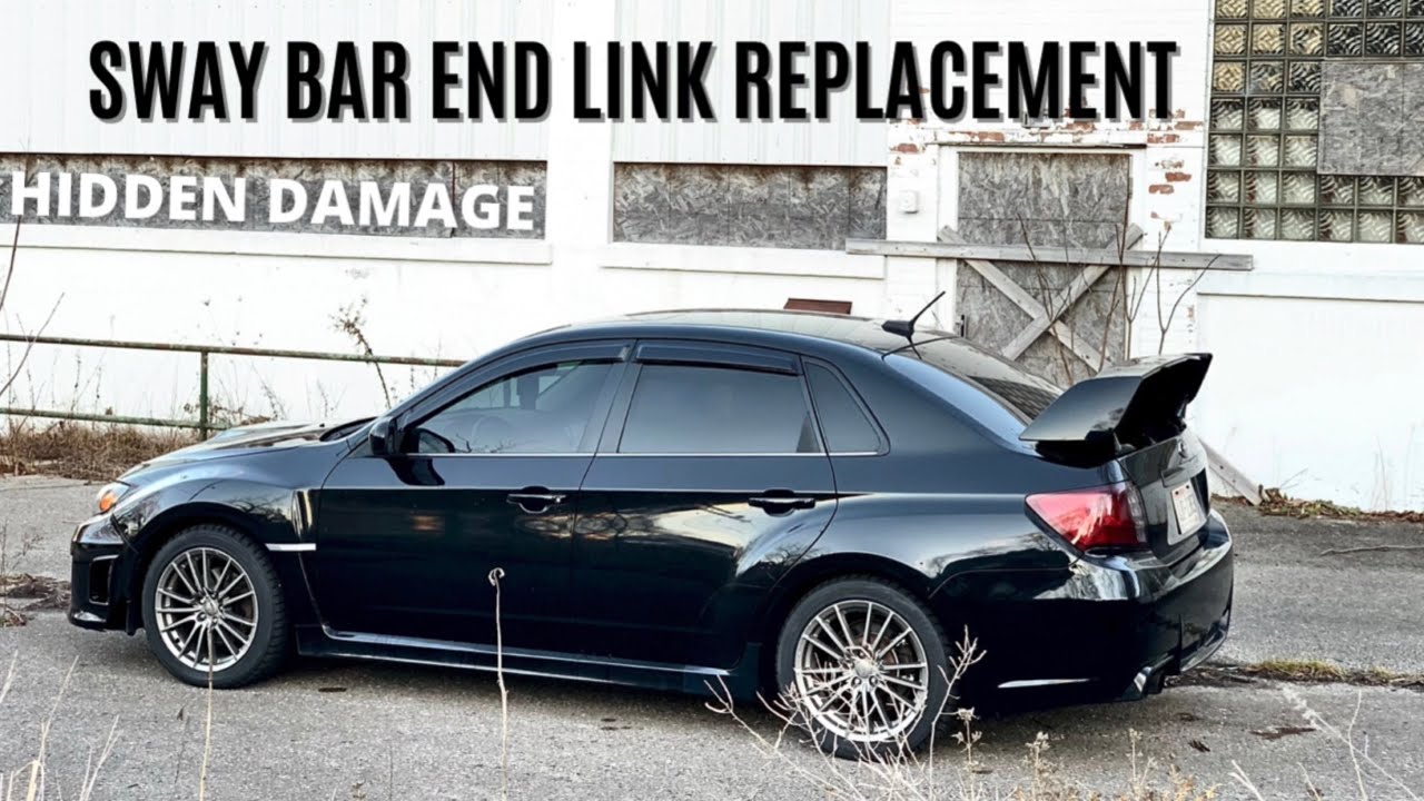 Subaru WRX sway bar end link replacement - YouTube