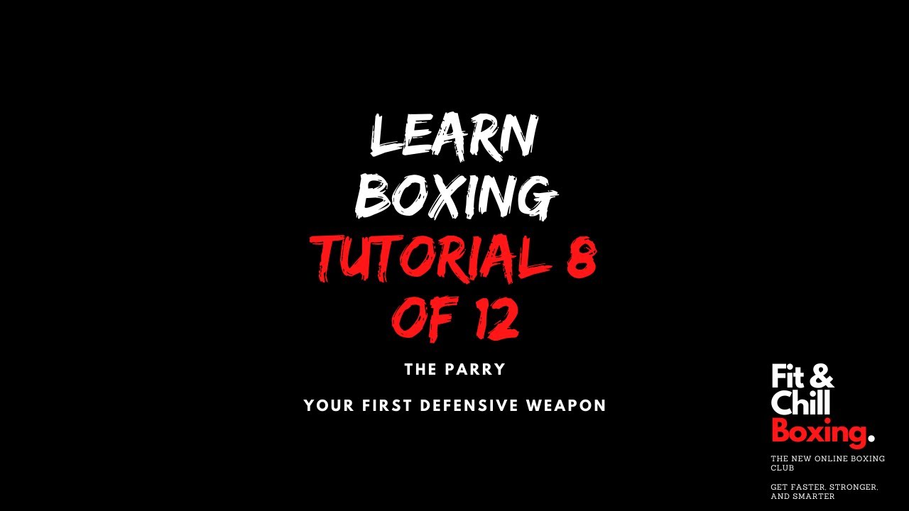 BOXING TUTORIAL #8 | How To Parry (Block Jab) - YouTube