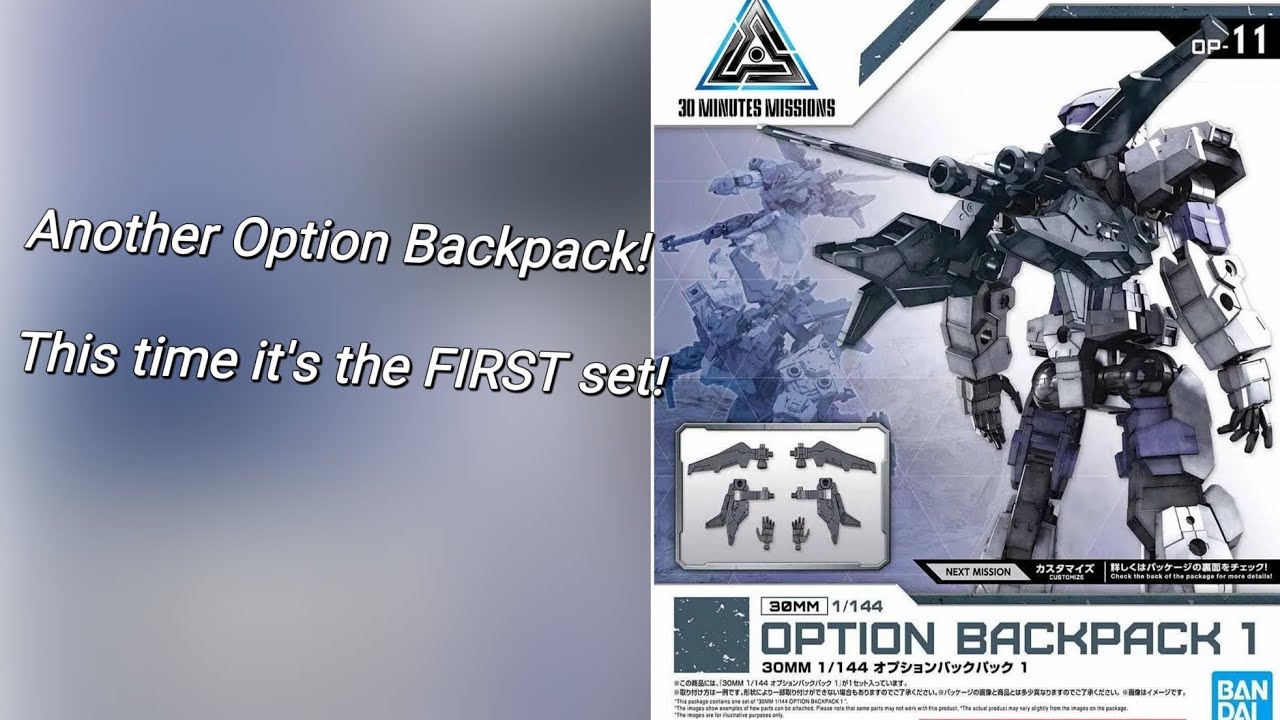 We're back at the small packs! I can't believe I bought the Backpack 2 ...