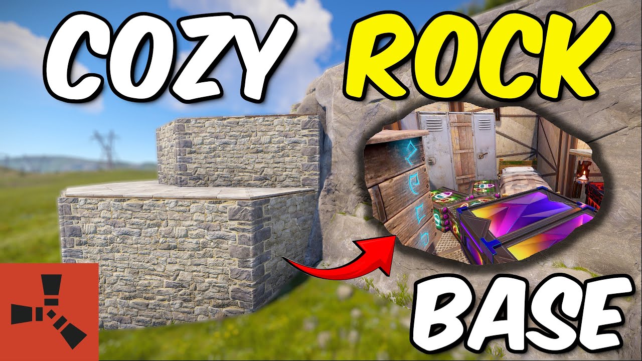 I Built the Coziest Solo ROCK BASE in Rust - YouTube