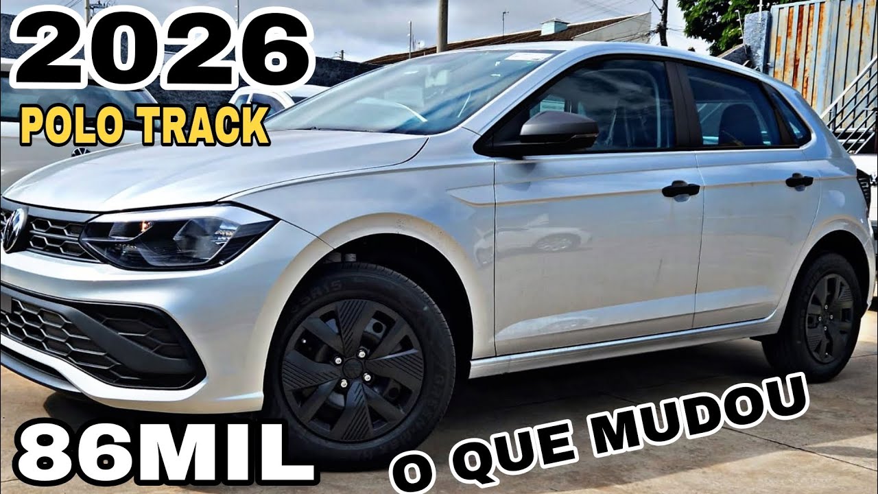 NOVO VW POLO TRACK 2026 EM DETALHES | Será que é Melhor que Onix ou ...
