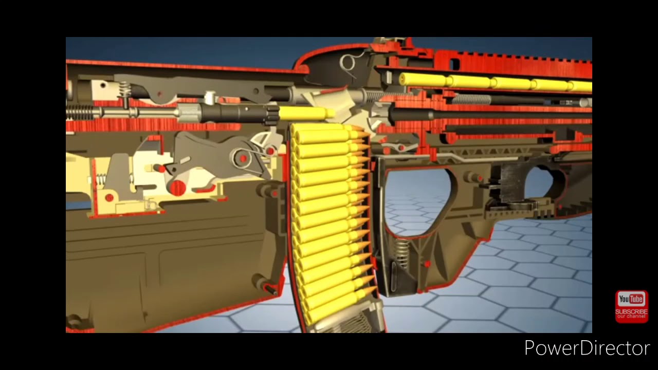 How it works f2000 gun animation - YouTube