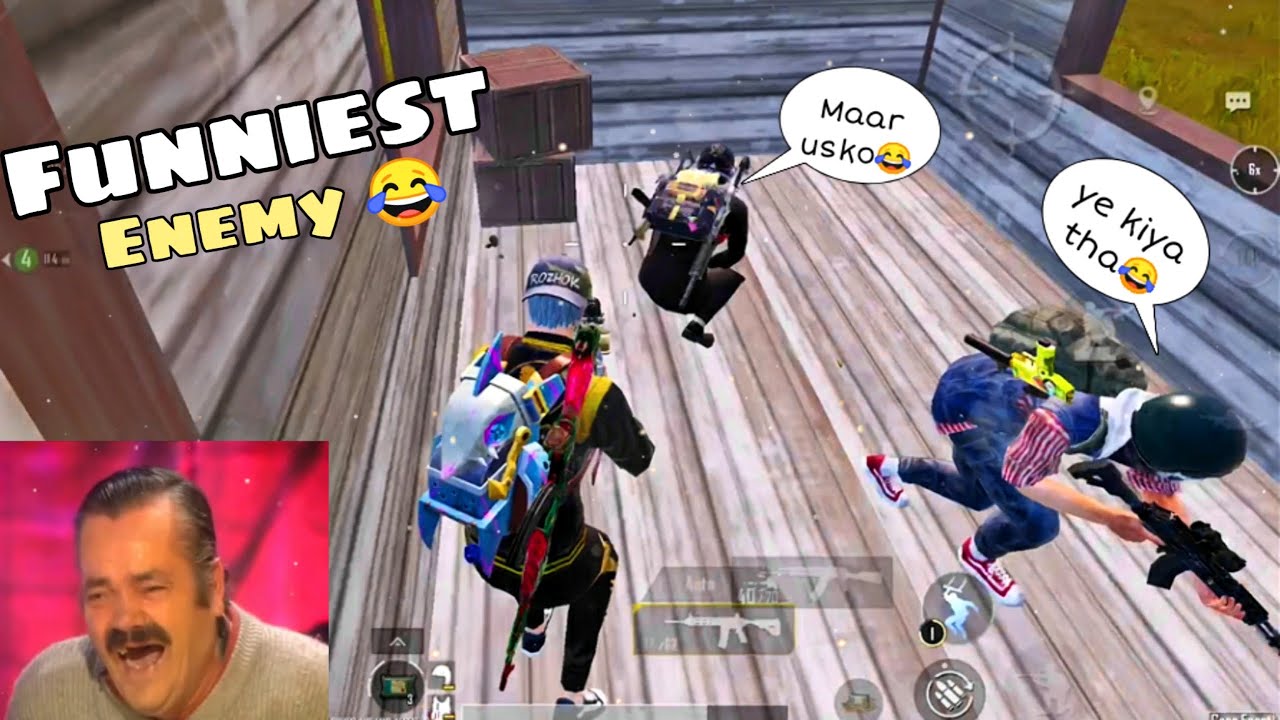 FUNNIEST ENEMY - Most Funny Enemy I Met In PUBG Mobile - YouTube