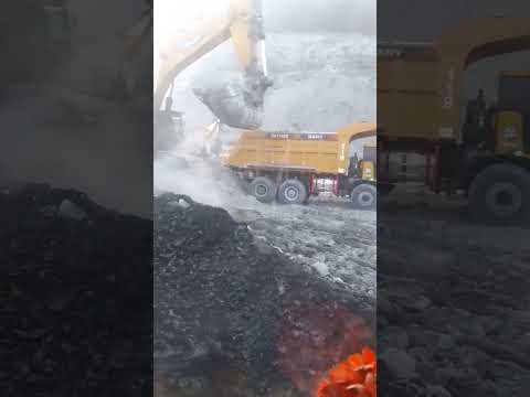 Balasting time kusmunda project कोरबा चतिशगढ़ #excavator #korba - YouTube