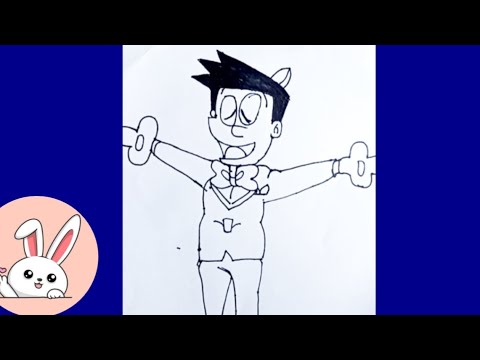 how to draw suneo step by step ||easy drawing - YouTube